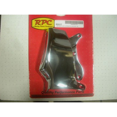 RPC Alternator Bracket R9317; Chrome OEM, Top and Bottom, LWP for 76-86 ...