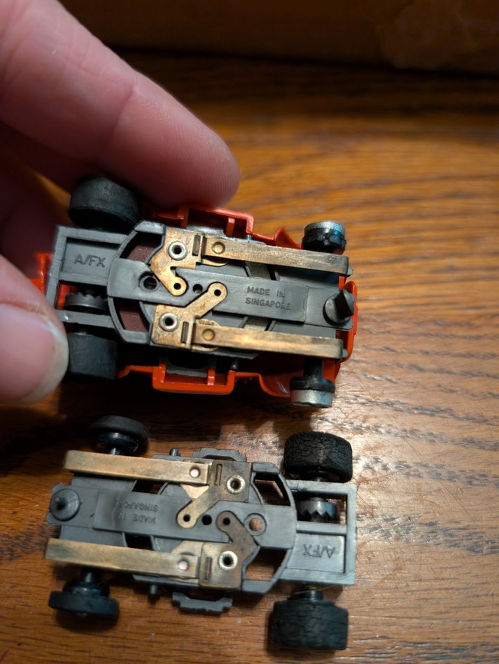 Vtg Aurora AFX Orange VW Baja Bug Magnatraction Ho Slot Car A/FX Extra ...