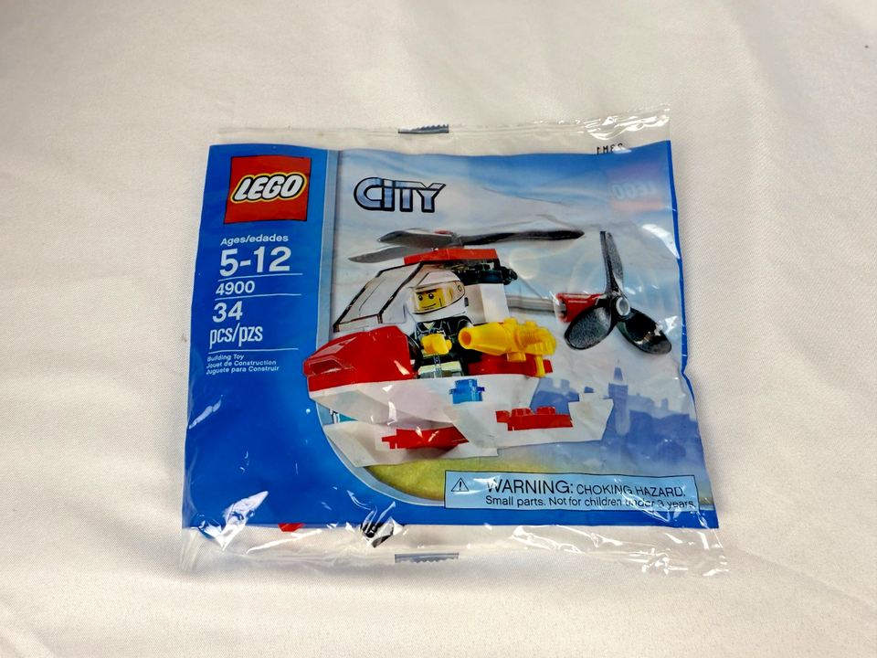 Lego City Firefighter Lot: Fire Helicopter + Fire ATV - New/Sealed | eBay
