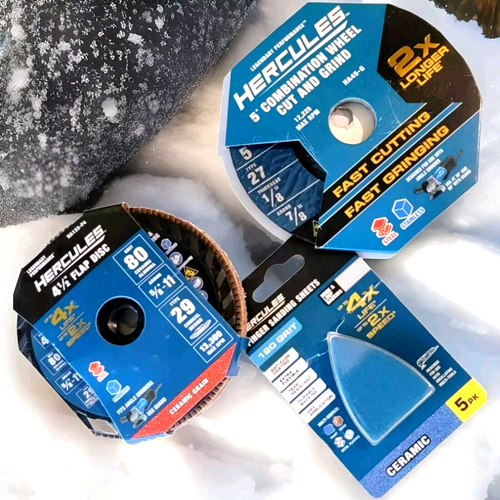 Hercules combo.Sanding sheets/ Flat disc/Wheels Cut and Grind.7 Pc ...