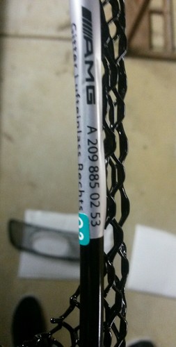 MERCEDES W209 AMG RIGHT BUMPER FOG LIGHT MESH GRILLE 2098850253 | eBay