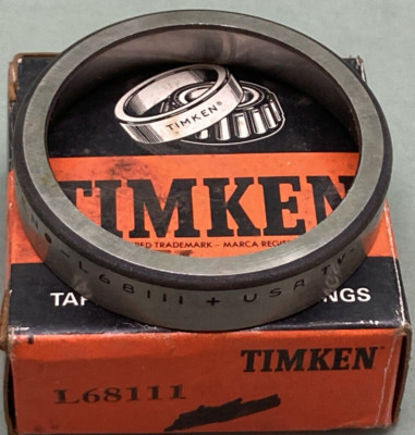 NEW GENUINE TIMKEN L68111 TAPERED ROLLER BEARING OUTER CUP | eBay