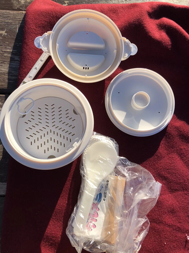 Microwave Rice Cooker Chibi Kurochan Made in JAPAN 4972940554379| eBay