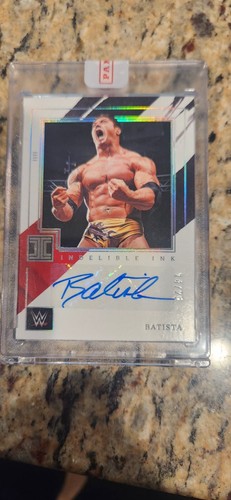2022 Panini Impeccable WWE - Indelible Ink Holo Silver #IN-2 Batista ...
