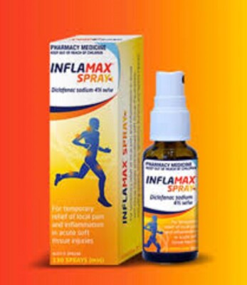 Inflamax Spray 130 Sprays, pain, inflammation, soft tissue injuries | eBay