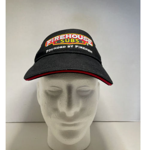 Firehouse Subs Founded By Firemen Visor Hat | eBay