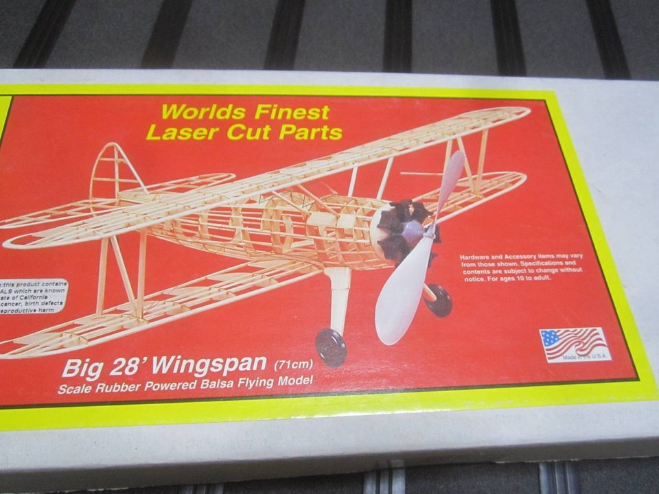 SIG Radio Control Airplane Stearman PT-17 Model Kit W/BOX F/S FEDEX | eBay