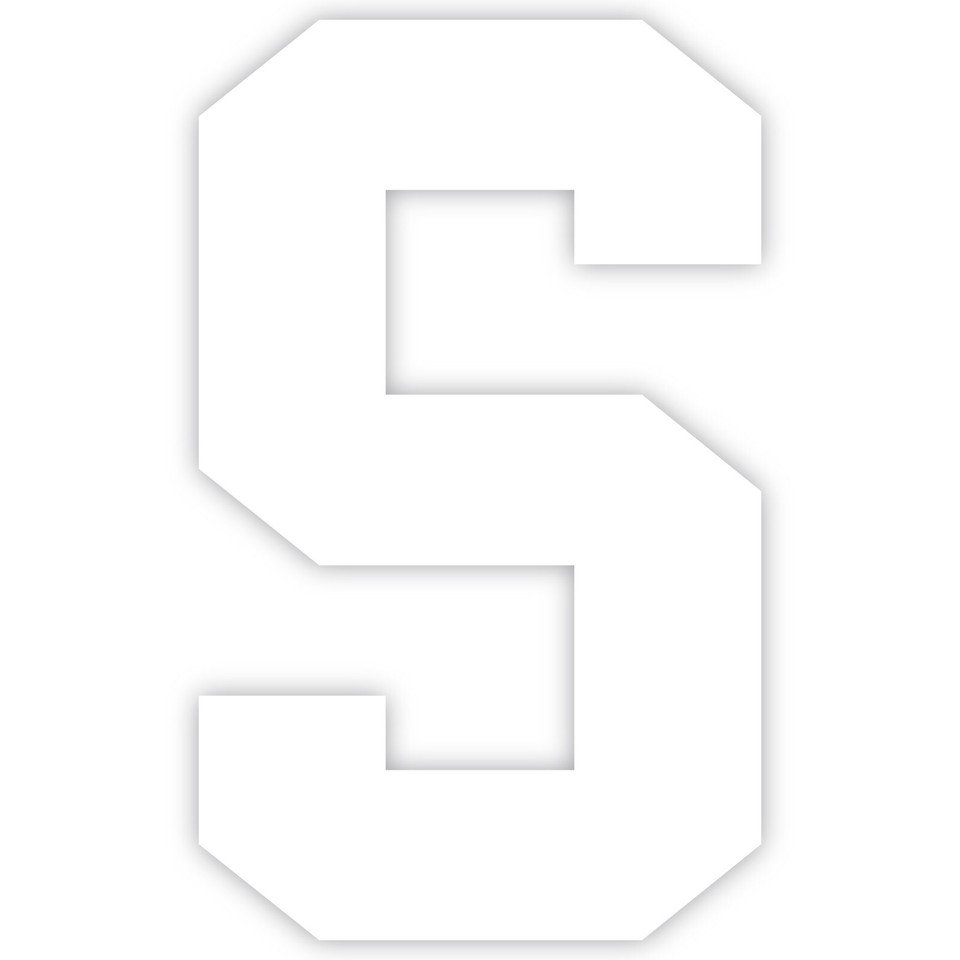 Varsity Letter S Decal Sticker Vinyl Window Laptop College Athletic ...