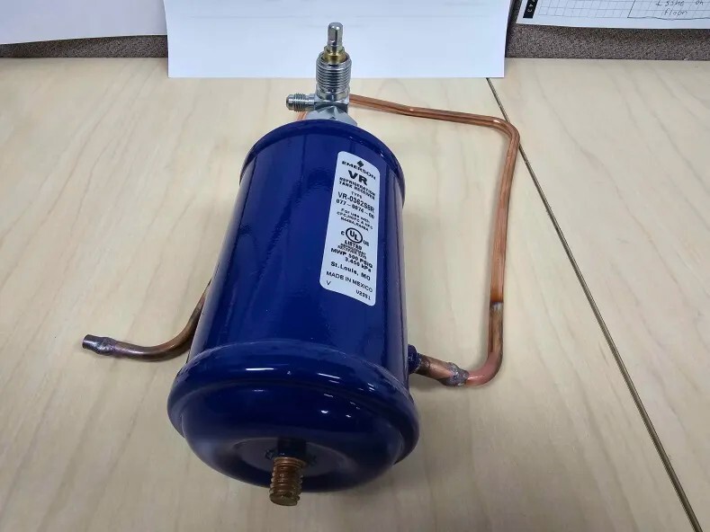 Emerson Refrigeration Tank Receiver, Type VR-0362S8R, 077-0074-00, UL ...