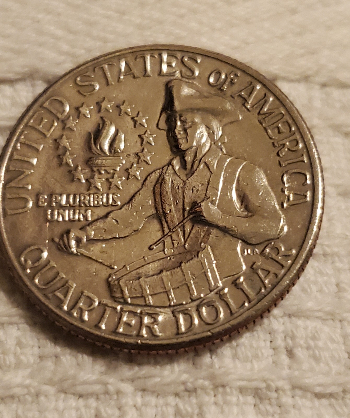 1776 to 1976-d bicentennial quarter error die break | eBay