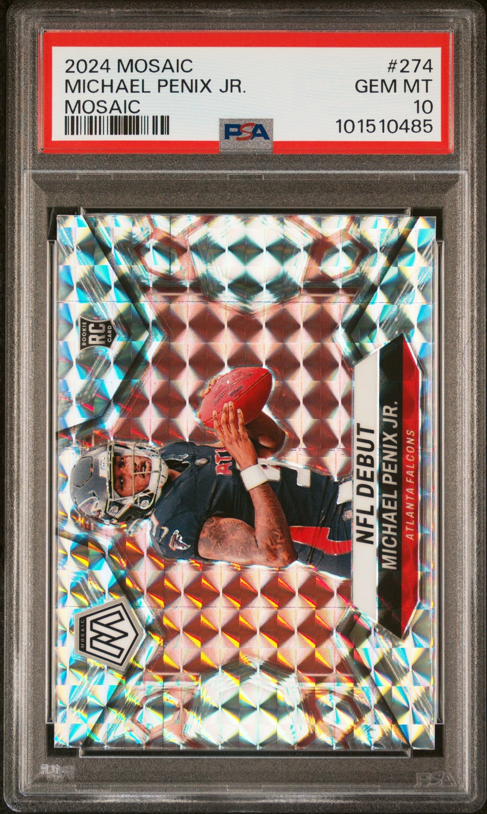 Michael Penix Jr. 2024 Mosaic #274 NFL Debut Price Guide - Sports Card ...