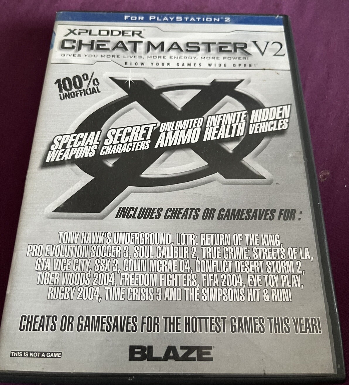 Xploder PS2: Cheat System for Playstation 2 (Sony PlayStation 2, 2001) | Acquisti Online su eBay