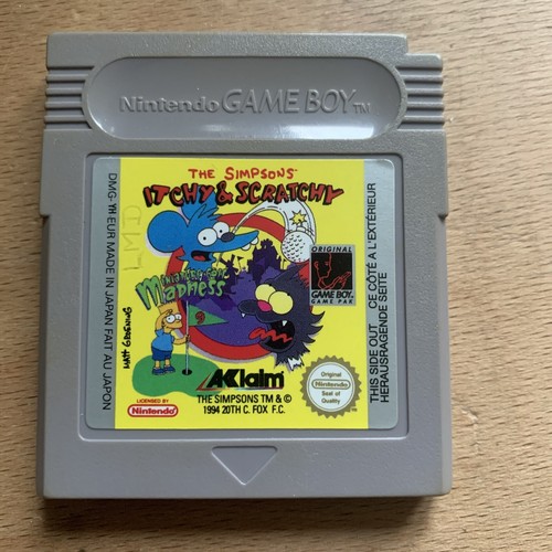 The Simpsons Itchy And Scratchy Game Boy | eBay