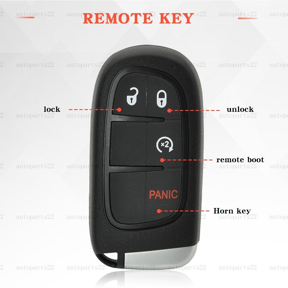 Fits 2013 2014 2015 2016 2017 2018 Dodge Ram 1500 2500 3500 Prox Remote ...