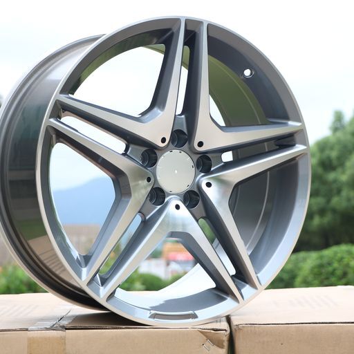 19x8.5 GUNMETAL MERCEDES BENZ E63 style WHEELS RIMS E CLASS E320 E350 ...
