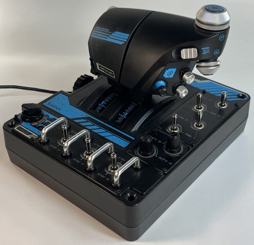 Saitek X56 Rhino Advanced Flight Control System Throttle Controller ...