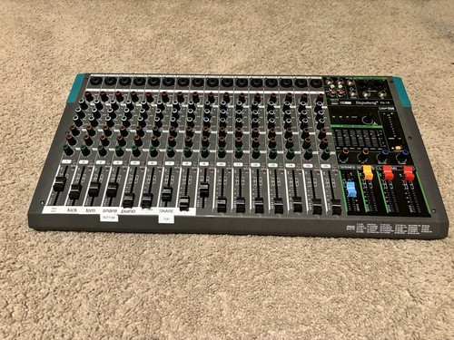 Depusheng MX16 16 Channel Sound Mixer Audio Mixing Console 48V 256DSP ...