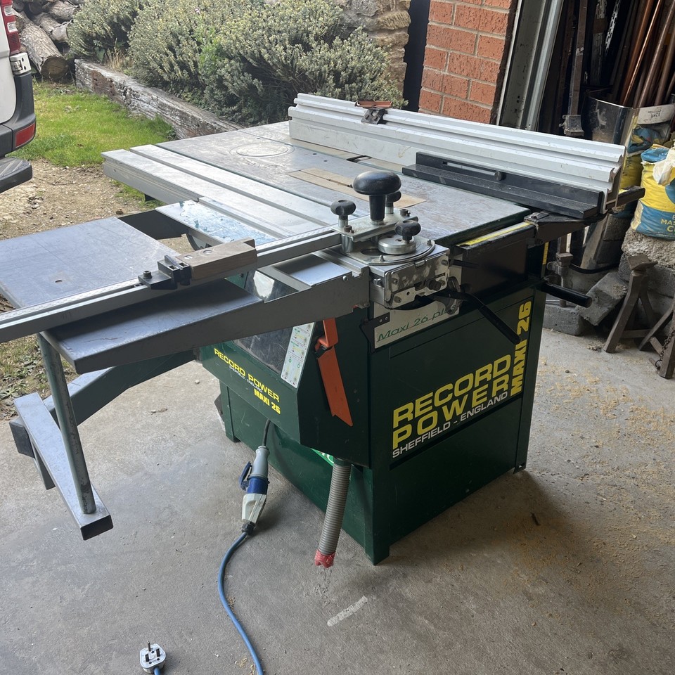 Record Power Maxi 26 Combination Woodworking Machine Planer Morticer ...