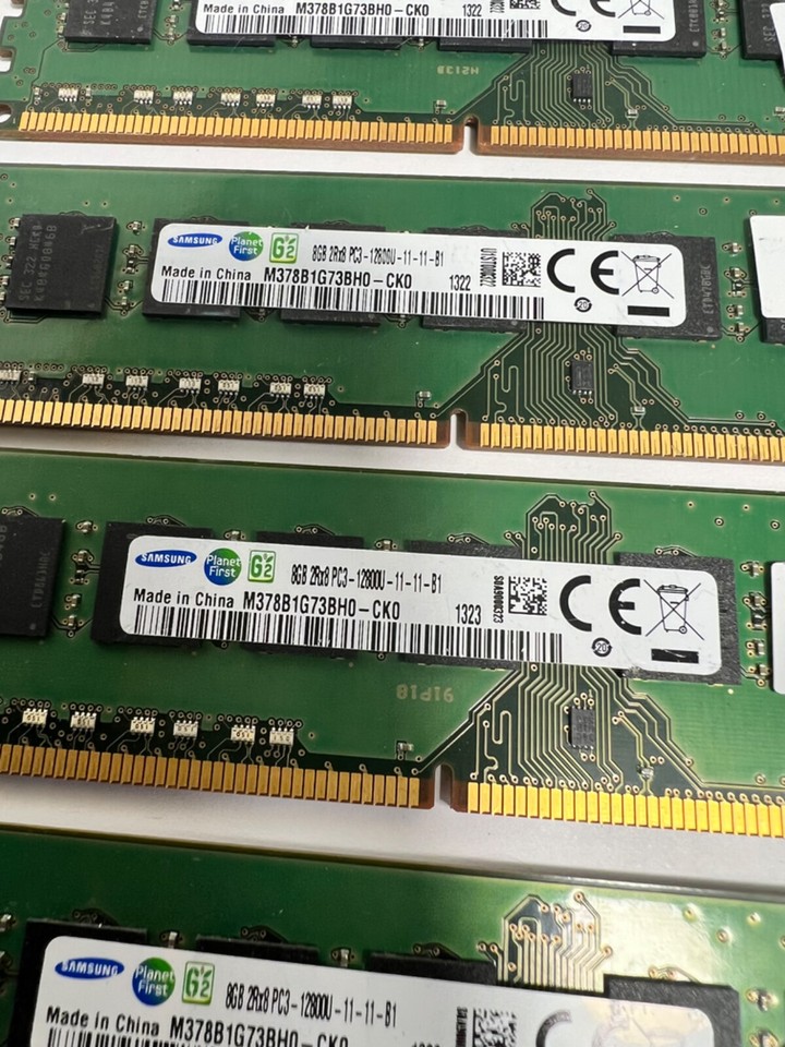 Samsung 32GB KIT 4x 8GB PC3-12800U DDR3 Non-ECC Desktop RAM ...