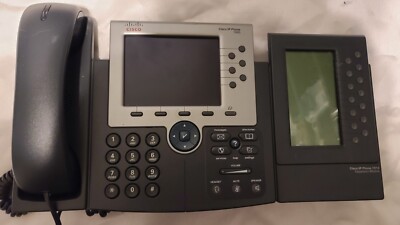 Cisco CP-7965G Unified IP Phone with CP-7916 Expansion Module Sidecar ...