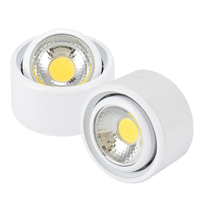 LED COB Ceiling Light Fixture Adjustable Picture Spotlight Lamp ...