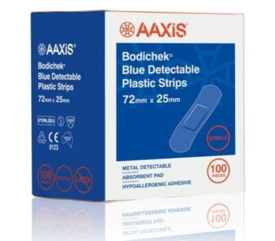 600 X Blue Band Aids Detectable Larger Adhesive Strips 100/box Food ...