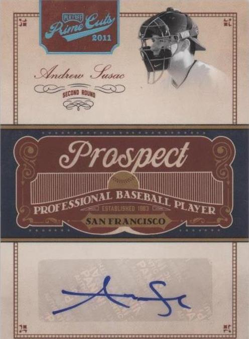 2011 Playoff Prime Cuts - Prospect Signatures Andrew Susac #AS Century ...