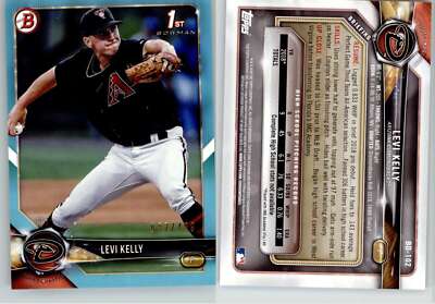 Levi Kelly 2018 Bowman Draft 1st Sky Blue BD-102 /499 Diamondbacks | eBay