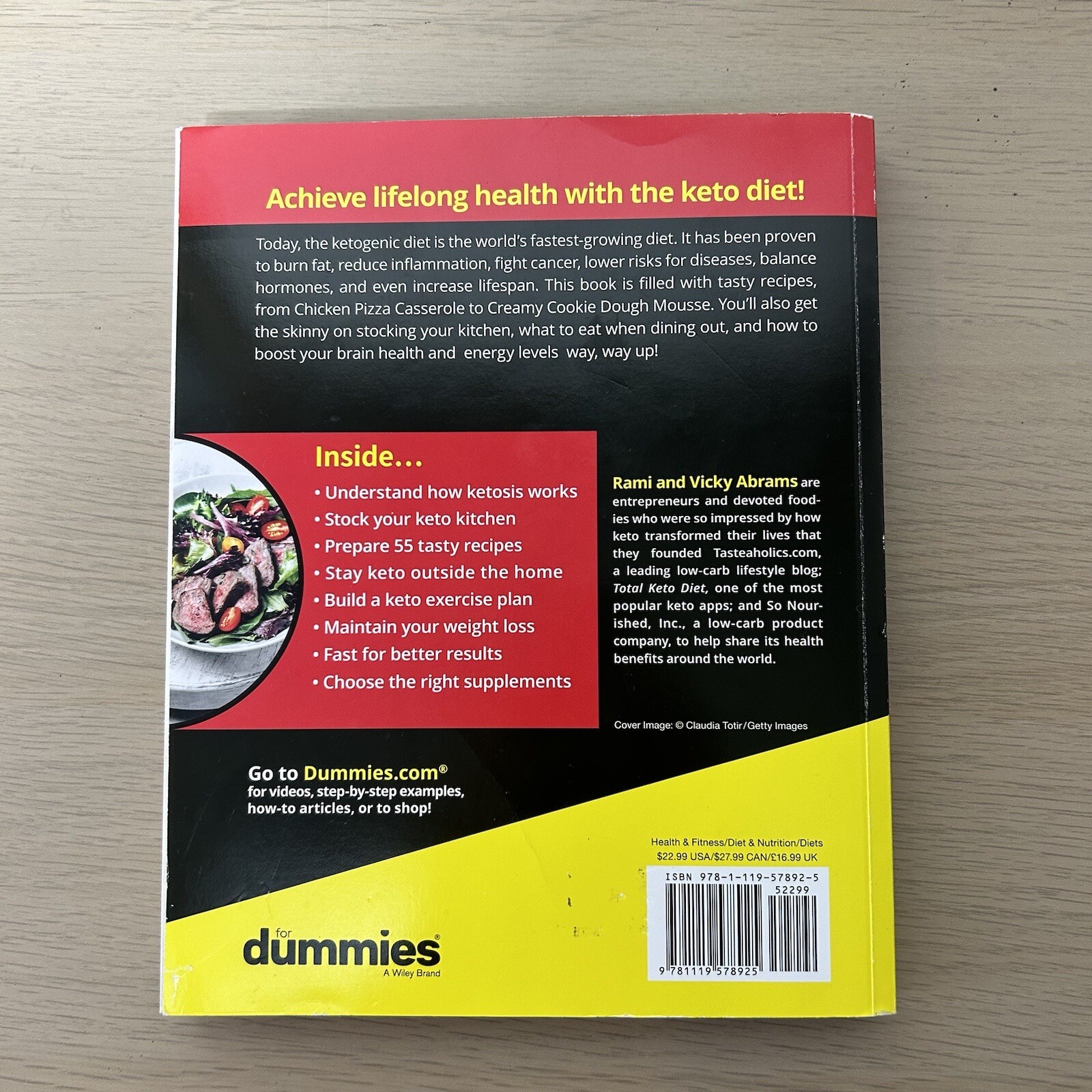 Keto Diet For Dummies by Rami Abrams (English) Paperback Book | eBay