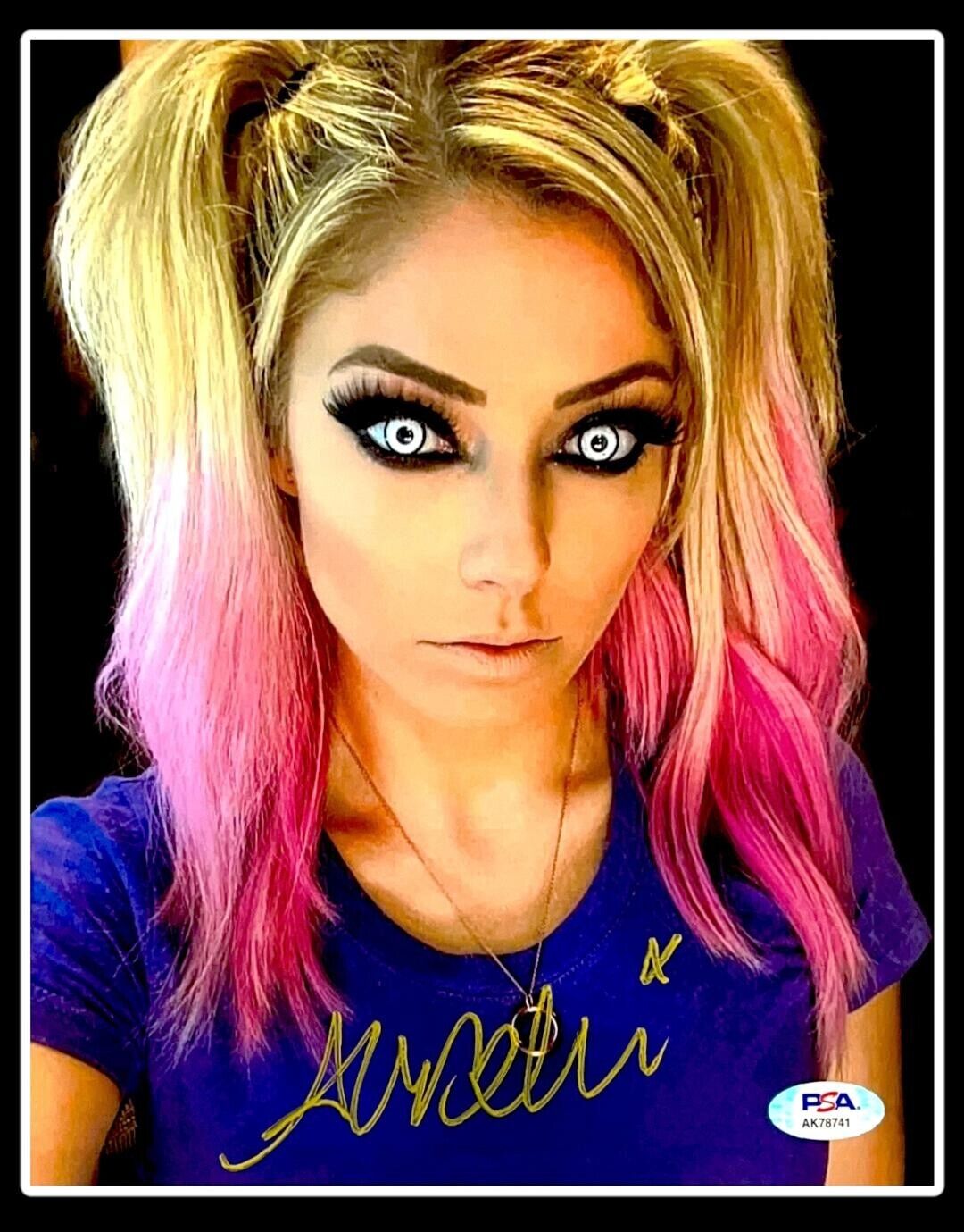 Alexa Bliss Autographed Signed Wwe Hand Autographed 8x10 Photo With
