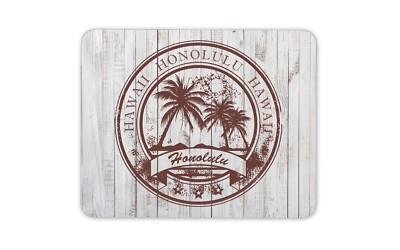 Honolulu Hawaii Mouse Mat Pad - Hawaiian Maui Oahu Waikiki Gift ...