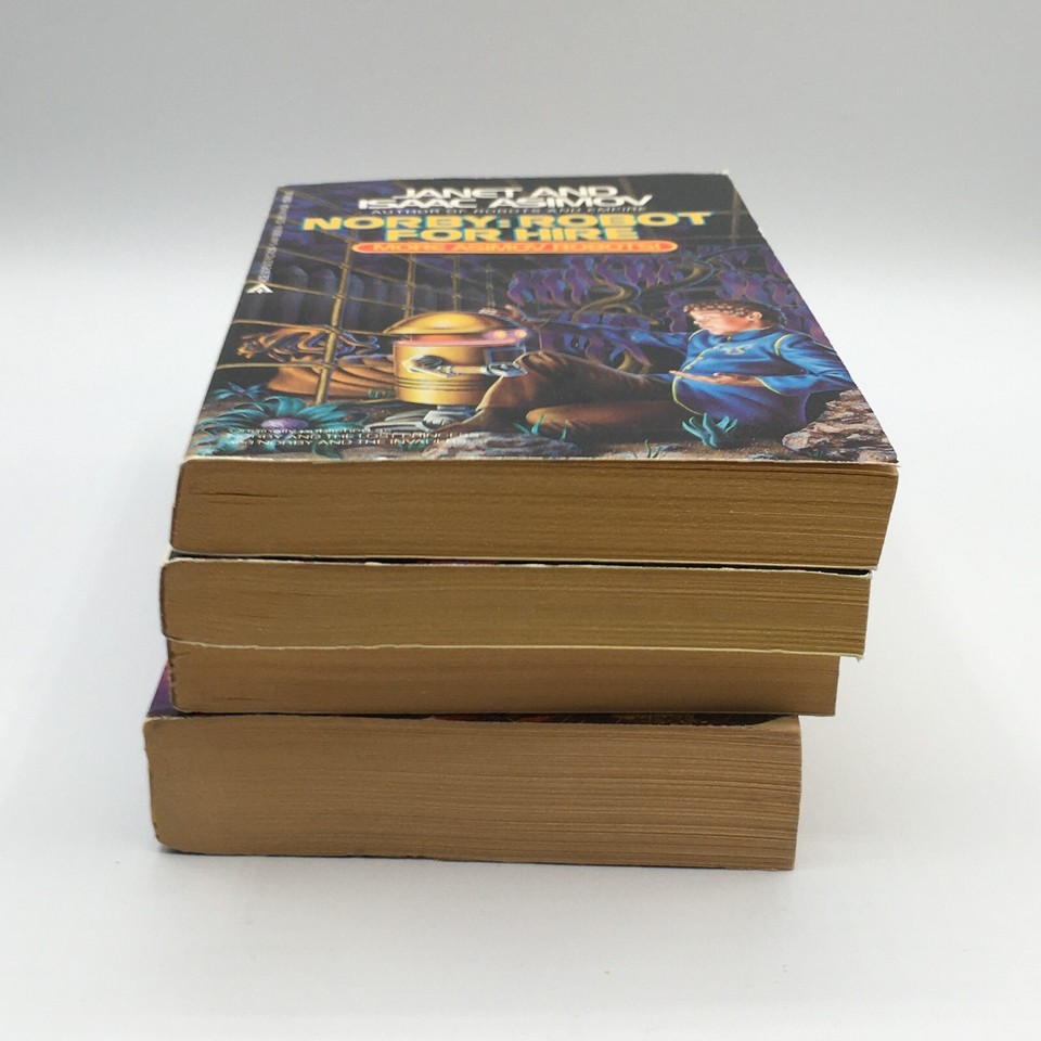 ISAAC ASIMOV Various Robot Novels Robot for Hire Norby Chronicles ...