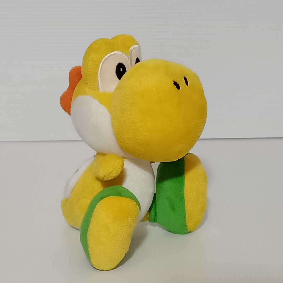Yoshi’s Island DS Nintendo Yellow Yoshi Sanei Super Mario Plush Doll ...