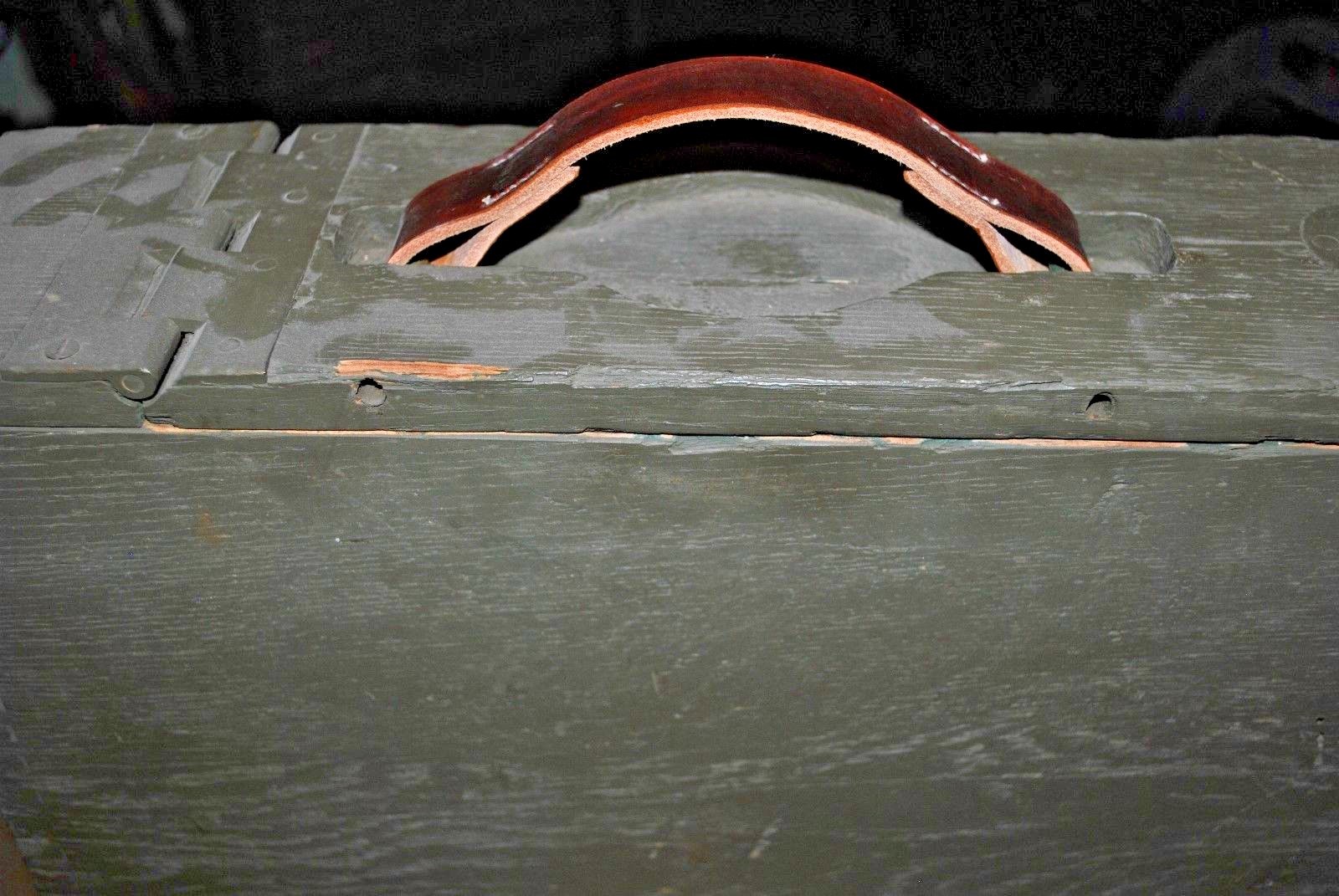 WW1 1917 1918 WOODEN AMMO BOX REPLACEMANT LEATHER HANDLE | eBay