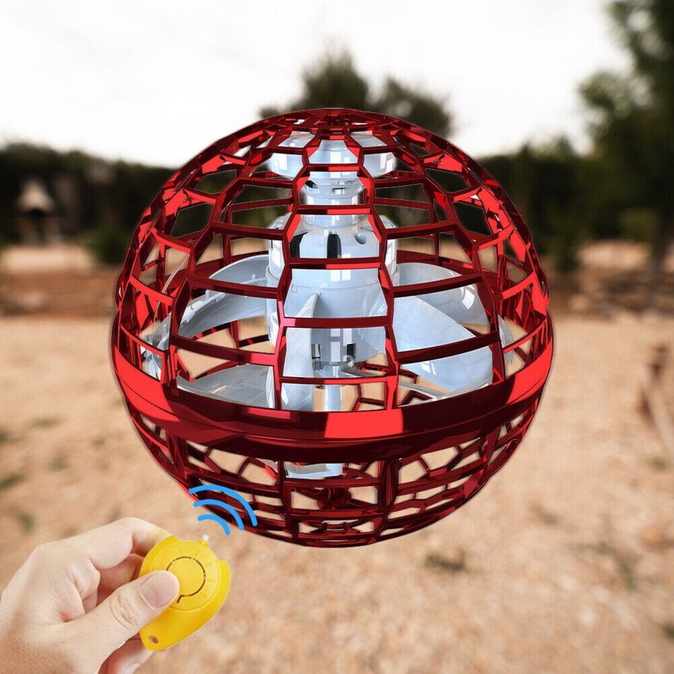 Flying Orb Ball Toys Hand Controlled RGB Light Magic Hover Boomerang ...