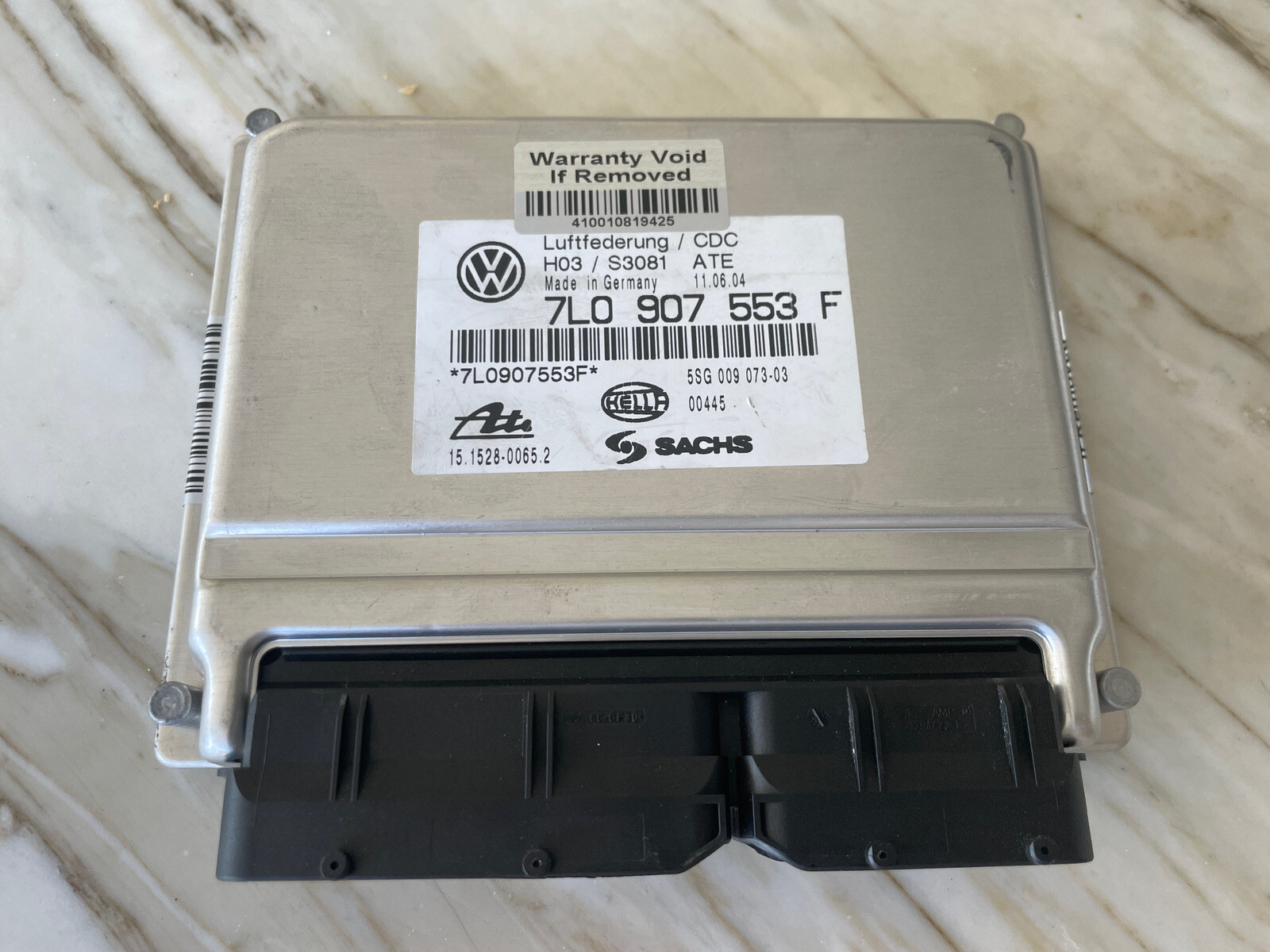 2004 05 2006 VOLKSWAGEN TOUAREG SUSPENSION SELF LEVELING MODULE 7L0 907 ...