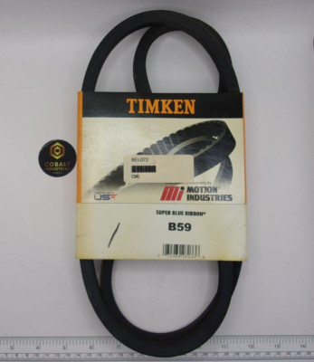 TIMKEN B59 SUPER BLUE RIBBON V-BELT, 0104B | eBay