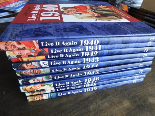 Live It Again 1940-49 Books Saturday Evening Post Norman Rockwell Good ...