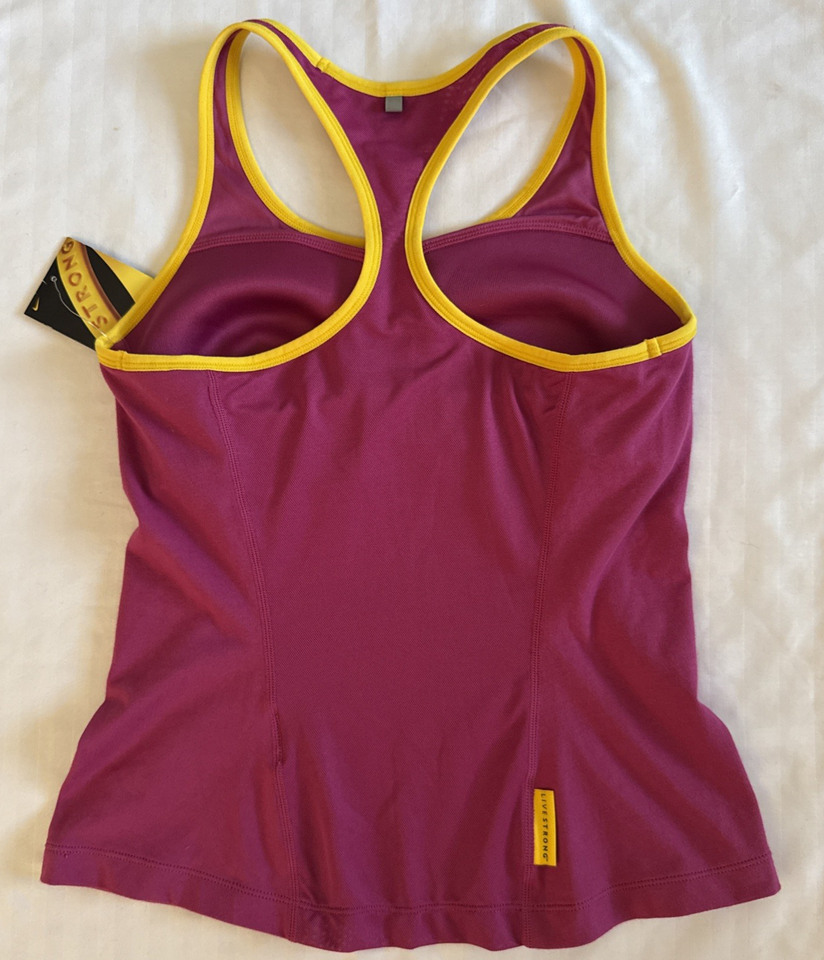 NWT Nike Livestrong Racerback Athletic Running Tank Top Size Small Pink ...