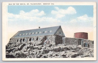 Old Tip Top House Mt Washington Rebuilt 1916 Jackson NH New Hampshire ...