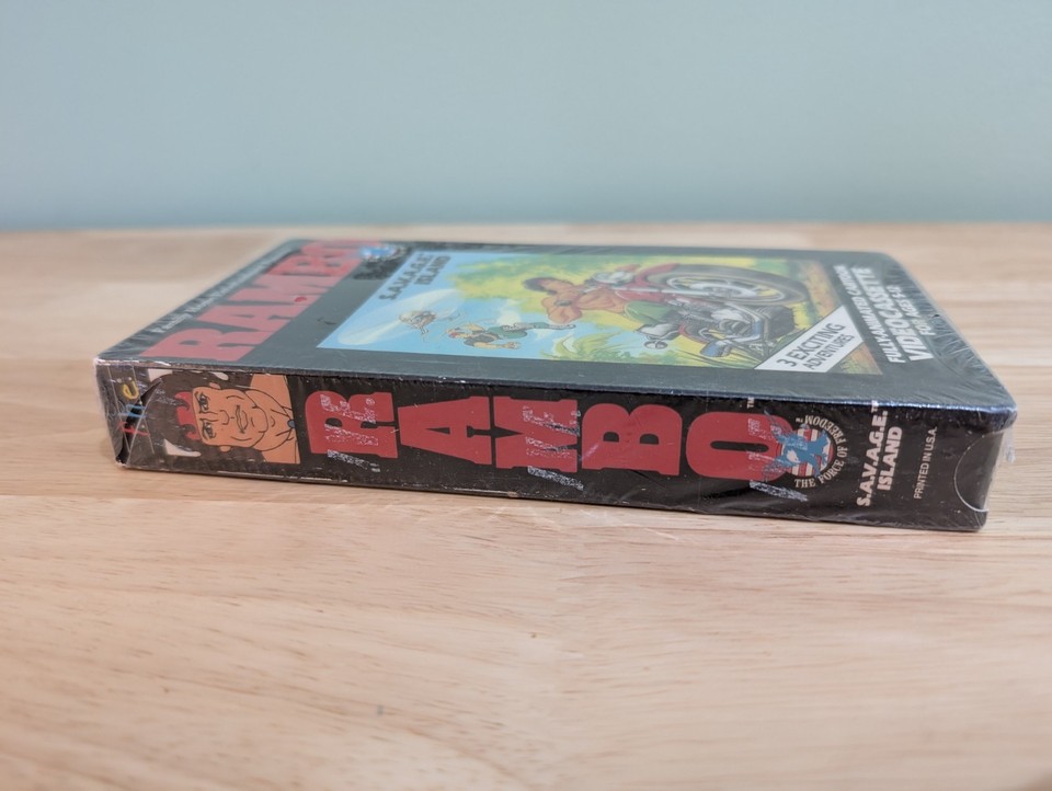 RAMBO S.A.V.A.G.E. Island VHS Video Cassette Fully Animated Cartoon ...