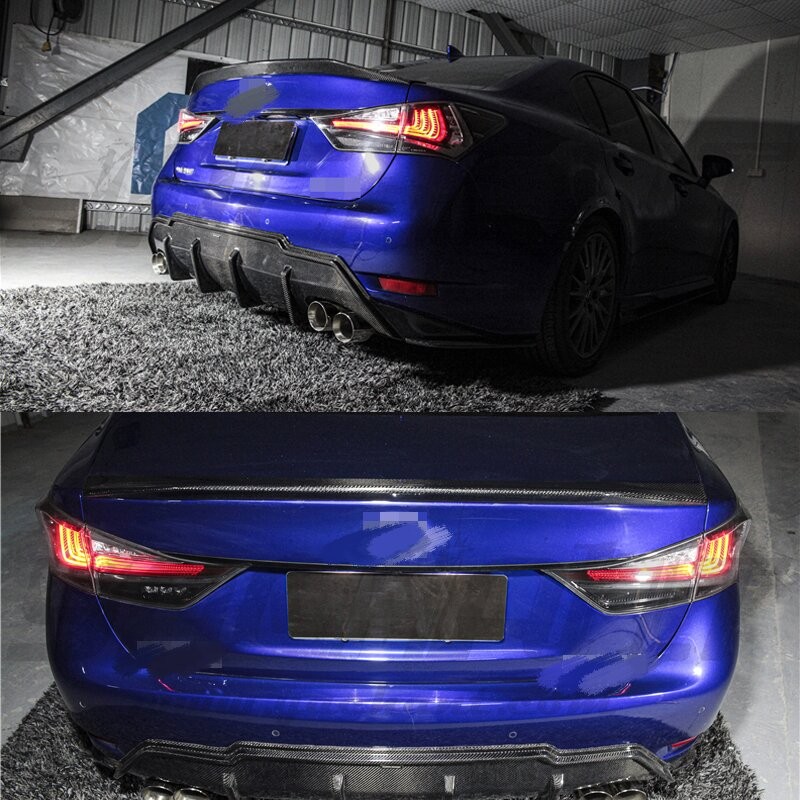 FOR 2013-2020 17 LEXUS GS350 GS450H F SPORT Real CARBON FIBER REAR ...