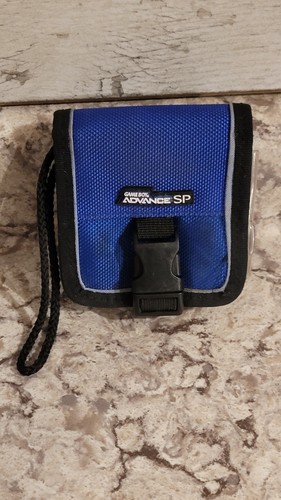 Vintage Gameboy Advance SP travel Case Game Holder Plastic Mesh Blue ...