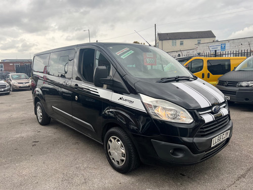 2016 Ford Transit Crew Cab Euro 6 seats x6 No vat to pay air con belt ...