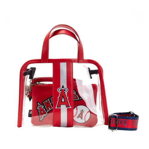 Loungefly MLB Boston Red Sox Clear Tote Crossbody Stadium Bag w Pouch ...