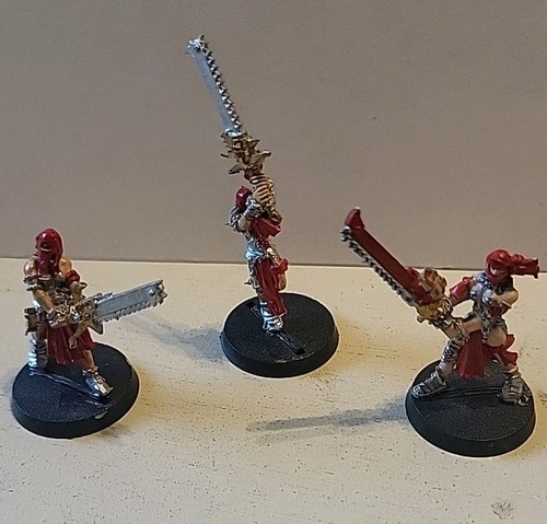 Warhammer 40k: Adepta Sororitas Repentia Witch Hunter (3 Models) Metal ...