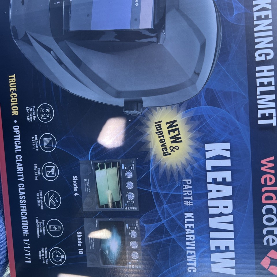 Weldcote Metals Klear-View True Color Digital Auto Darkening Welding Helmet | eBay