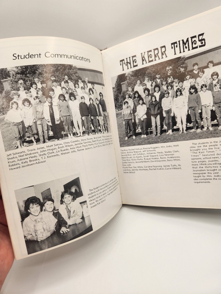 1985 Joseph Kerr Knights Junior High School Annual Yearbook ~ Elk Grove ...