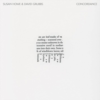 SUSAN HOWE/DAVID GRUBBS CONCORDANCE NEW LP 781484703617| eBay