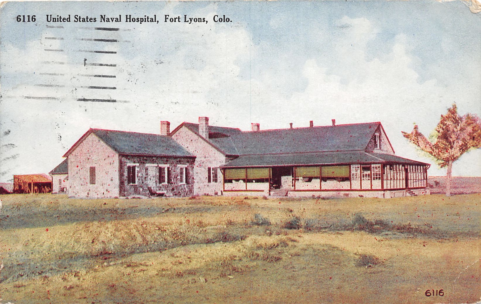 J69/ Fort Lyons Colorado Postcard c1910 United States Naval Hospital ...